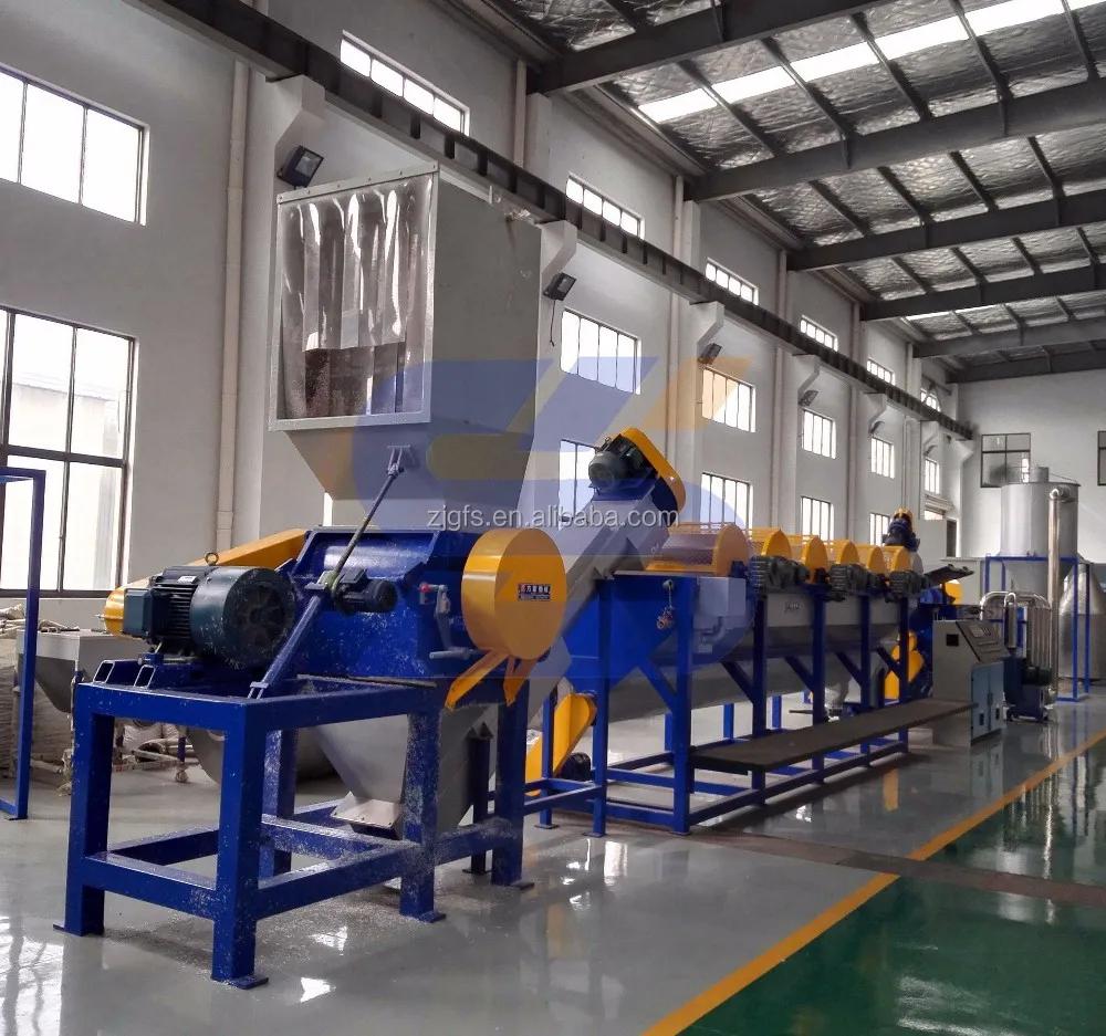 300kg/h Capacity Floating Plastic Washing Machine Pp Pe Waste Plastic ...