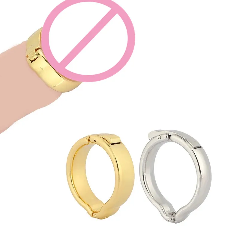 Metal Adjustable Men’s Glans Penis Rings - Foreskin Corrector