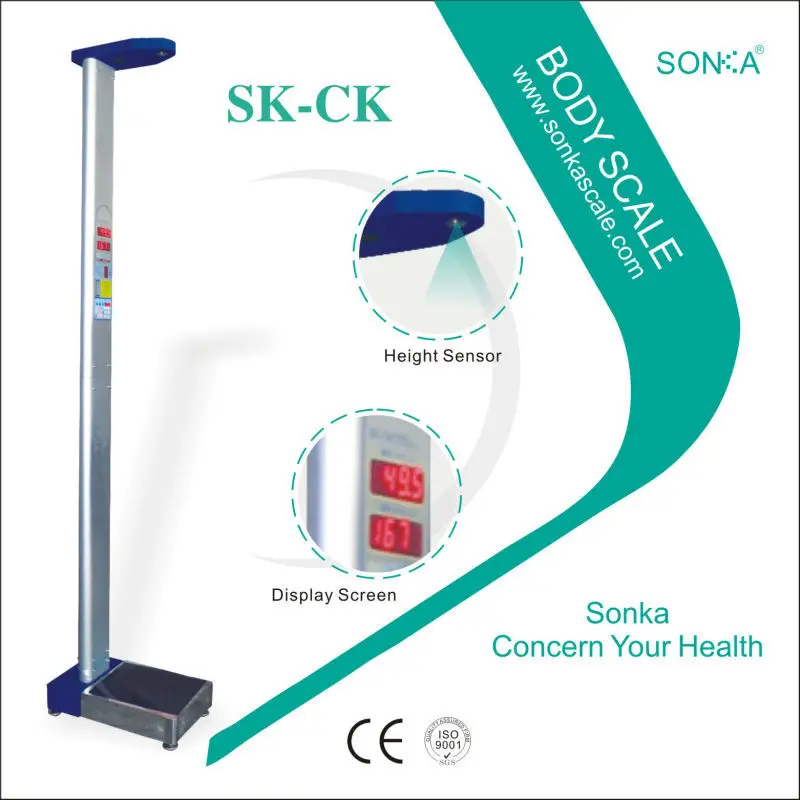 Body Scale SK- CK Measuring Height Weight BMI Ultra-portable Personal ...