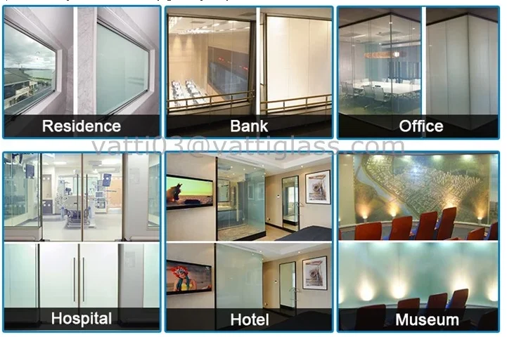 Custom Switchable Smart Glass Automatic Frosting Glass Building ...
