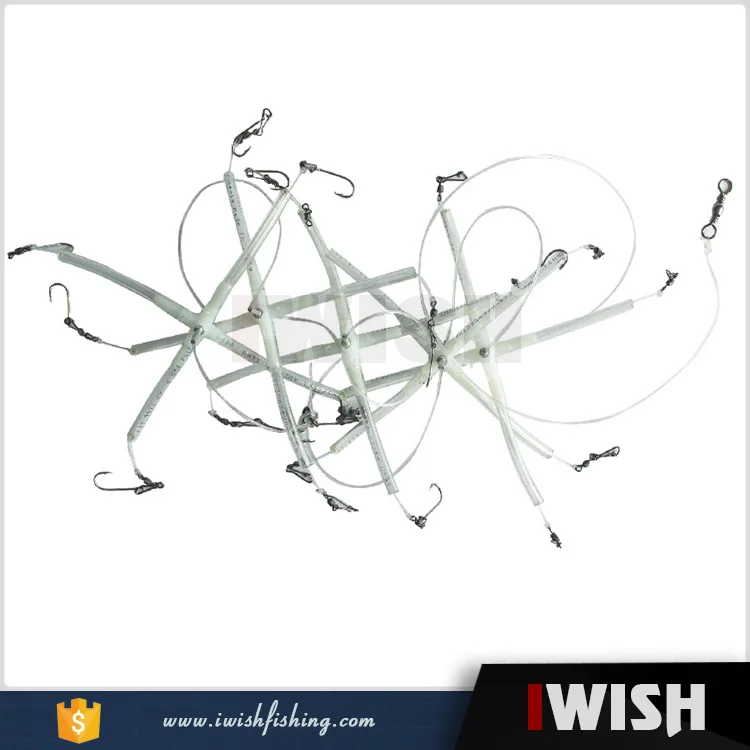 Four Arms Stainless Steel Balance Rigs Tackle For Trolling Lure Fishing ...