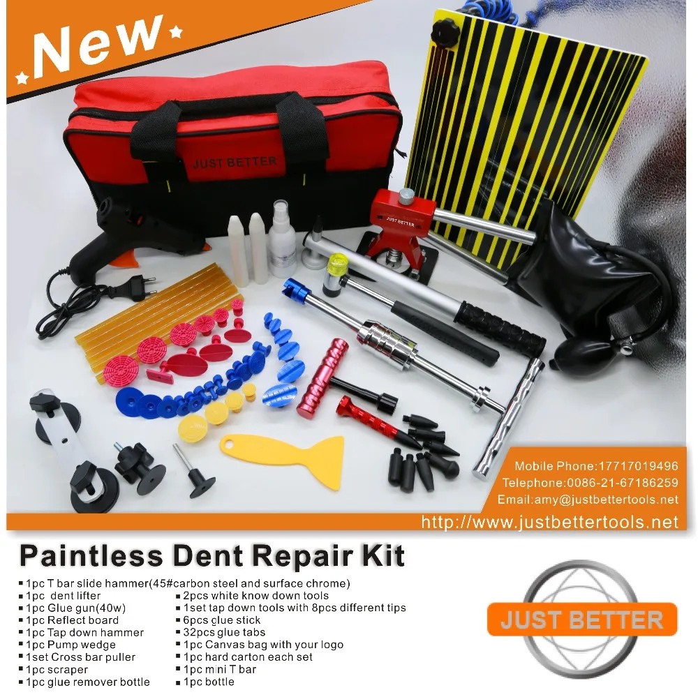 Pdr Tool Kit/car Dent Repair Tools - Buy Pdr Tool Kit,Paintless Dent ...