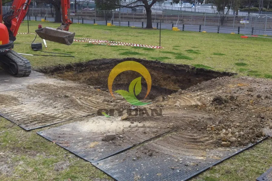 Heavy Equipment Temporary Road Mud Mats Plastic Hdpe Temporary Road ...