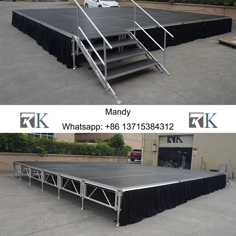 Acrylic Transparent Dance Floor Aluminum Glass Wedding Stage - Buy ...