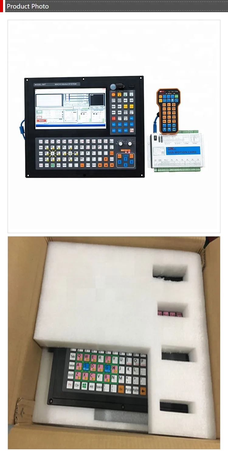 Wixhc Mach3 System Cnc Control Board With Computer Mach3 Cnc Controller 3/4/5/6 Axis Controller ...