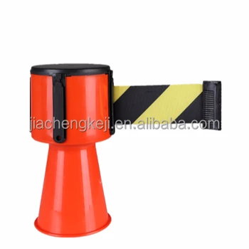 Pe Retractable Barricade Tape Belt Barrier - Buy Reflective Barrier ...