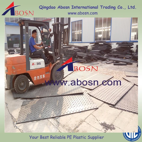 Heavy Equipment Mud Mats/hdpe Crawler Ground Road Mats/construction ...