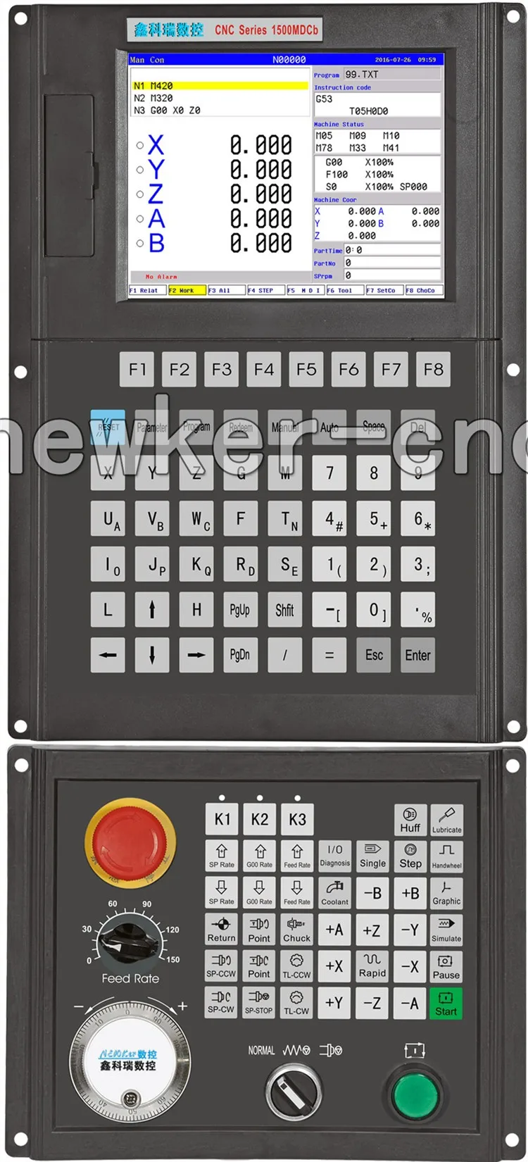 Cnc New1500t/mdcb 5 Axis Cnc Controller As Mitsubishi Cnc Controller ...