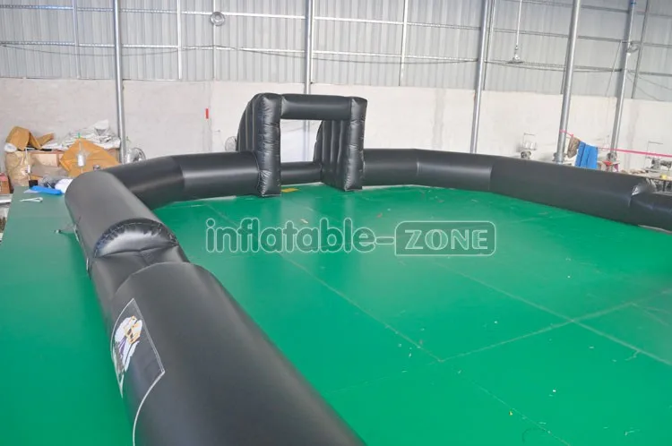 Black Color Inflatable Soccer Field,Indoor And Outdoor Inflatable ...