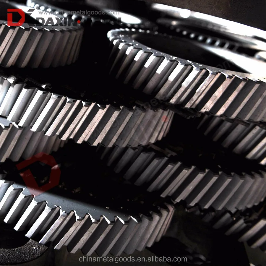 Custom Forged Carbon Steel Cylindrical Gear & Big Module Spur Gear ...