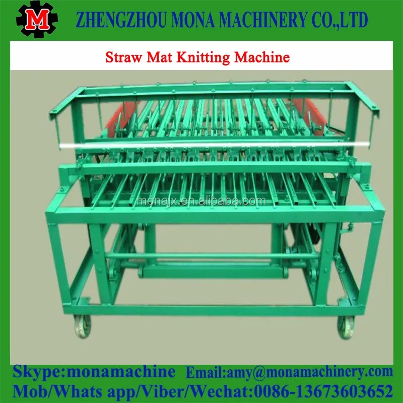 Fully Automatic Bamboo Mat Weaving Machine /reed Straw Mat Knitting ...