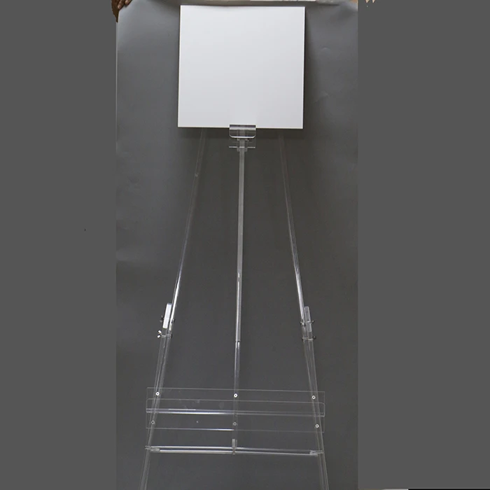Triangle Shape Acrylic Easel Display Stand Clear Acrylic Paintings ...