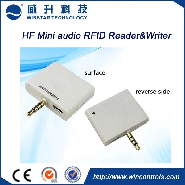 Portátil Iso 14443a 13,56 Mhz Mini Jack De Audio Tarjeta Rfid Lector Y ...