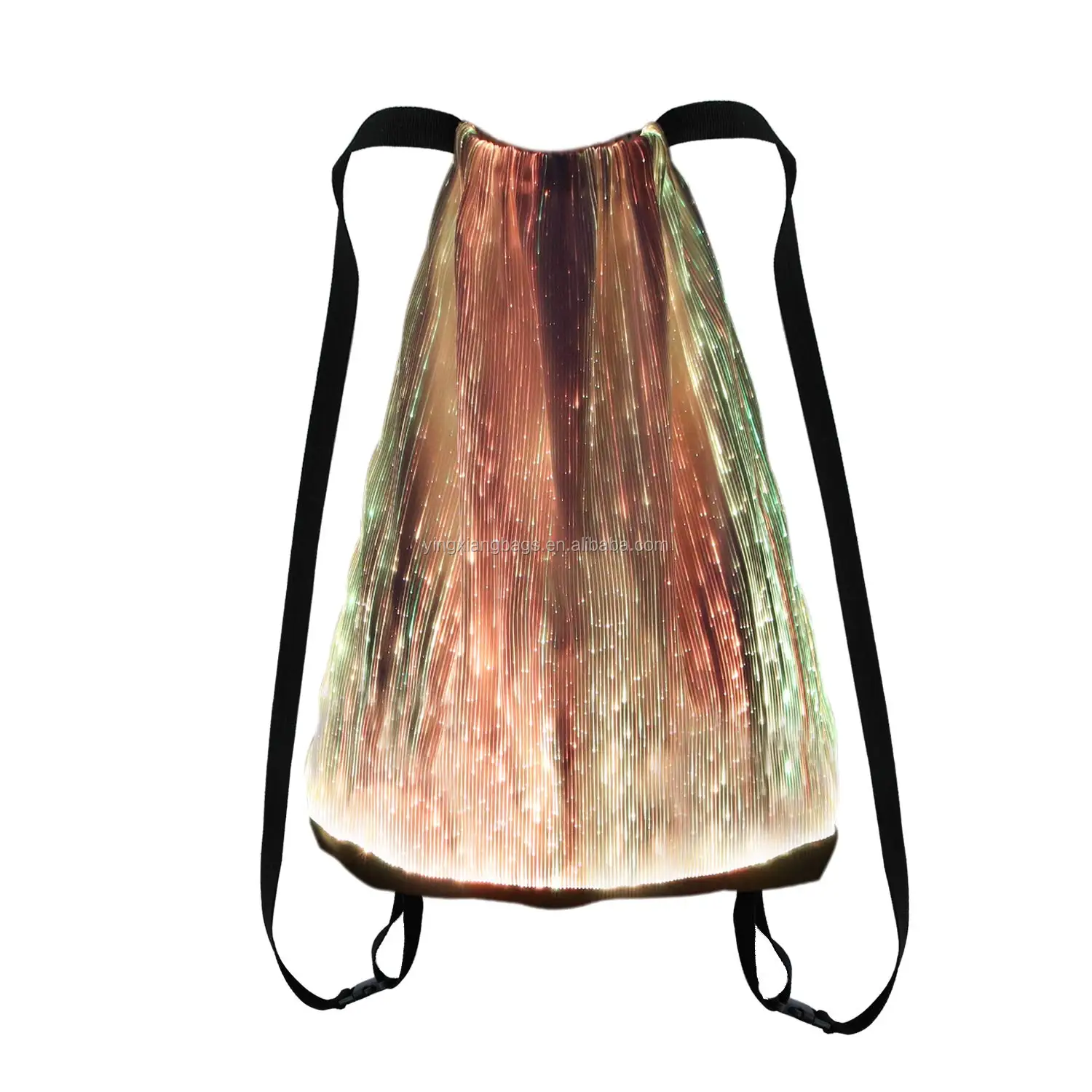 Led Light Up Backpack 6 Glowing Lights Bag For Rave Music Festival ...