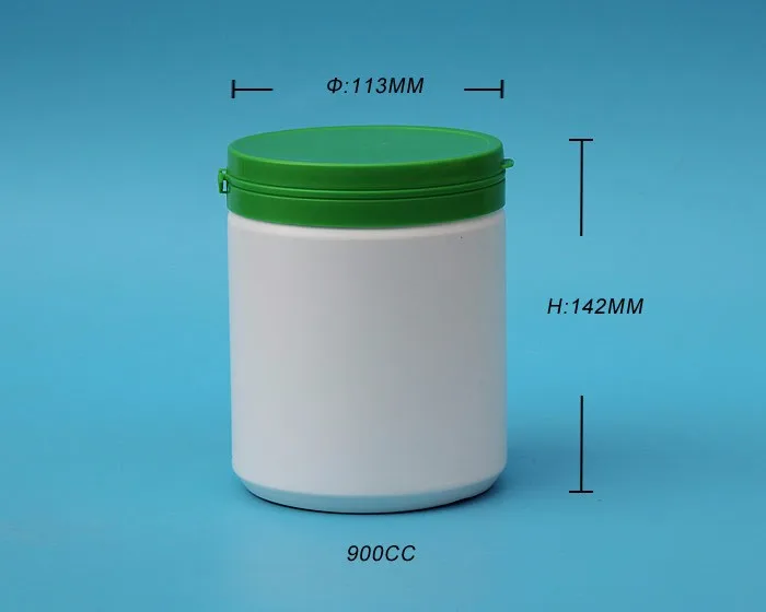 Plastic Solid Medicine Bottle And Powder Container For Whey Protein ...