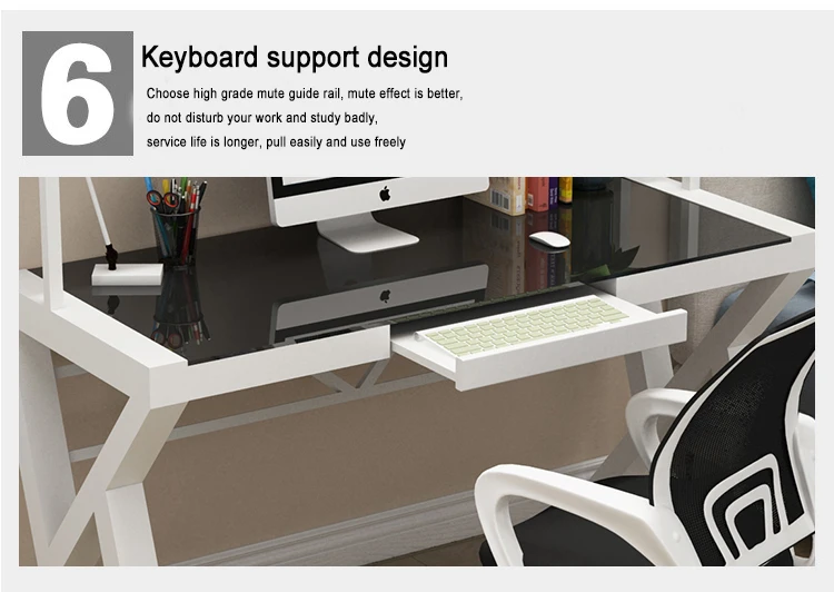 R2S Gaming Desk - Ergonomic PC Table with Adjustable Height