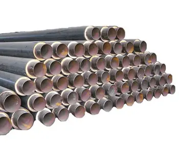 Pu Foam Insulation Galvanized/gi Casing Pre Insulated Steel Pipeline ...