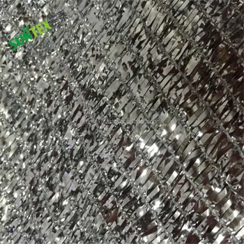 Aluminum Foil Sun Reflective Aluminum Shade Net,Woven Fabric Silver ...