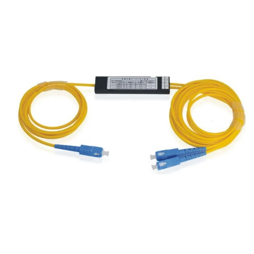 Ftth 1x2 Fiber Optic Splitter With Sc Upc Connector - Buy Ftth 1x2 ...