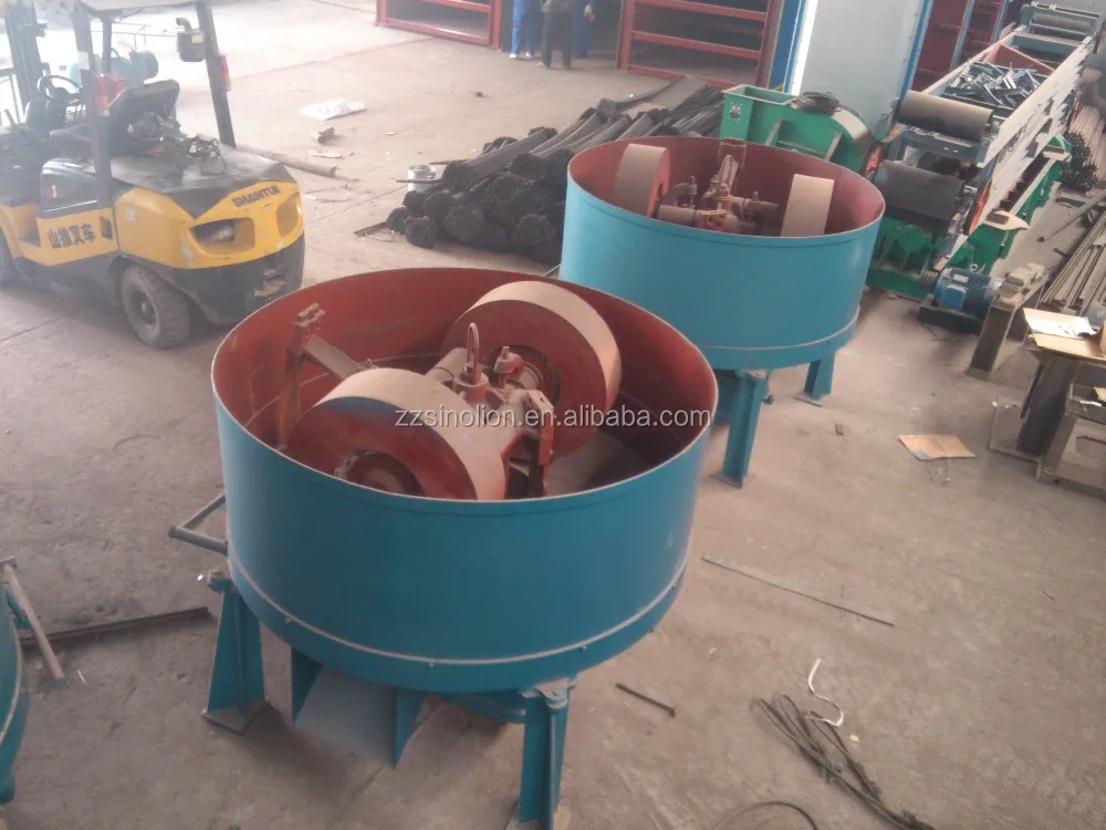 Coal Charcoal Coke Iron Powder Grinding Wheel Roller Mixer