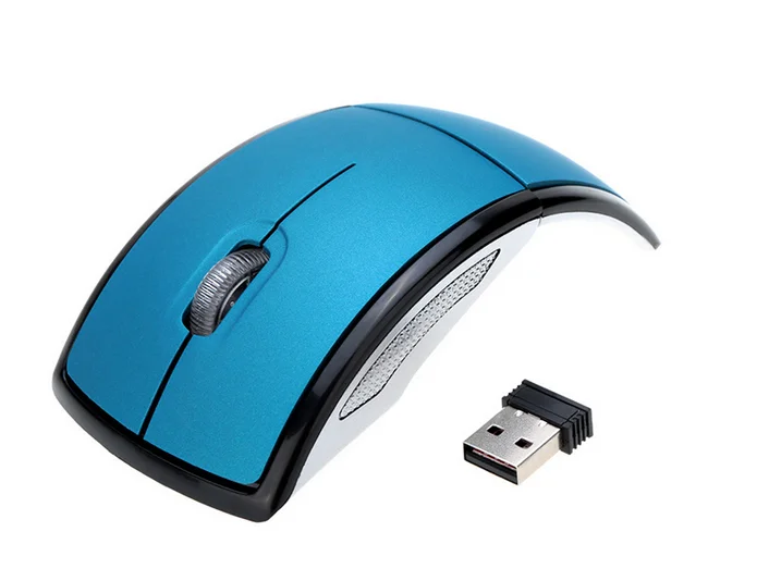 Oem Novelty Personalized Foldable Optical Wireless Mouse Without ...