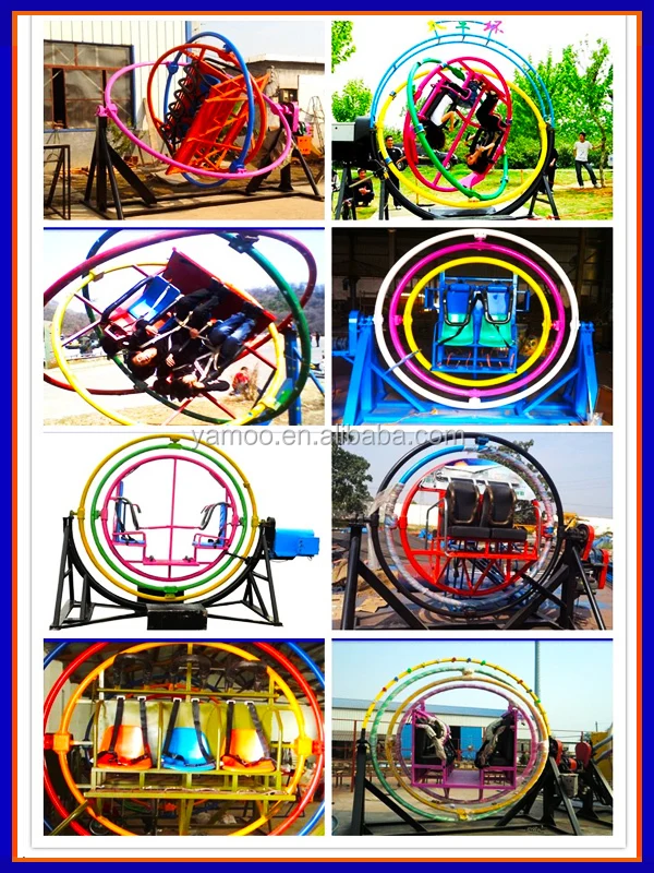 Yamoo Popular Amusement Rides 3d Human Gyroscope Space Ring Space Loop ...