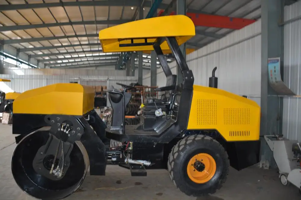 Compaction Equipment Drum Rubber Tire Road Roller For Sale - Buy Mini ...