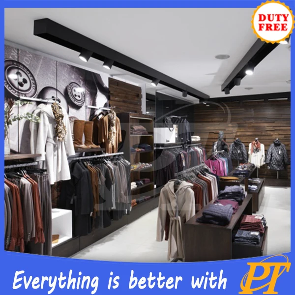 Modern Garment Showroom Display Garment Showroom Shelf - Buy Garments ...