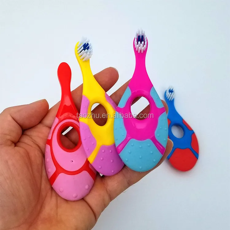 Turtle with Toothbrush - Fun & Effective Baby Dental Care