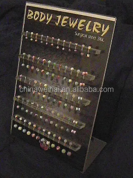 Acrylic Body Piercing Jewelry Display Stand,Body Jewelrys Display - Buy ...