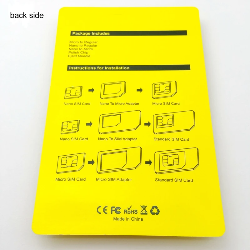 Wholesale High Quality Metal Sim Card Adapter For Any Mobile Phone ...