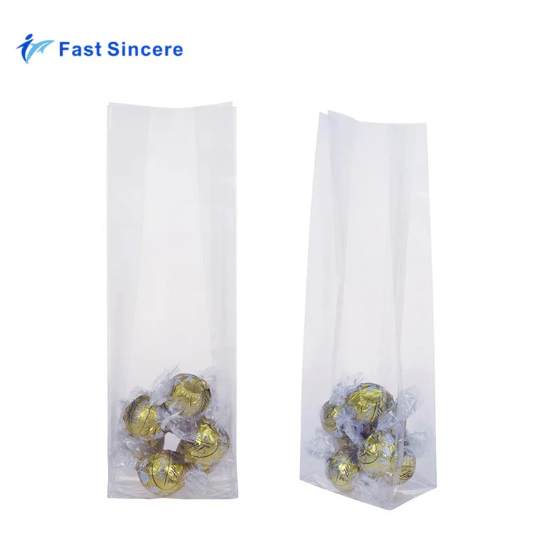 Opp Flat Bottom Plastic Gusset Cello Packing Bag Custom - Buy Opp Flat ...