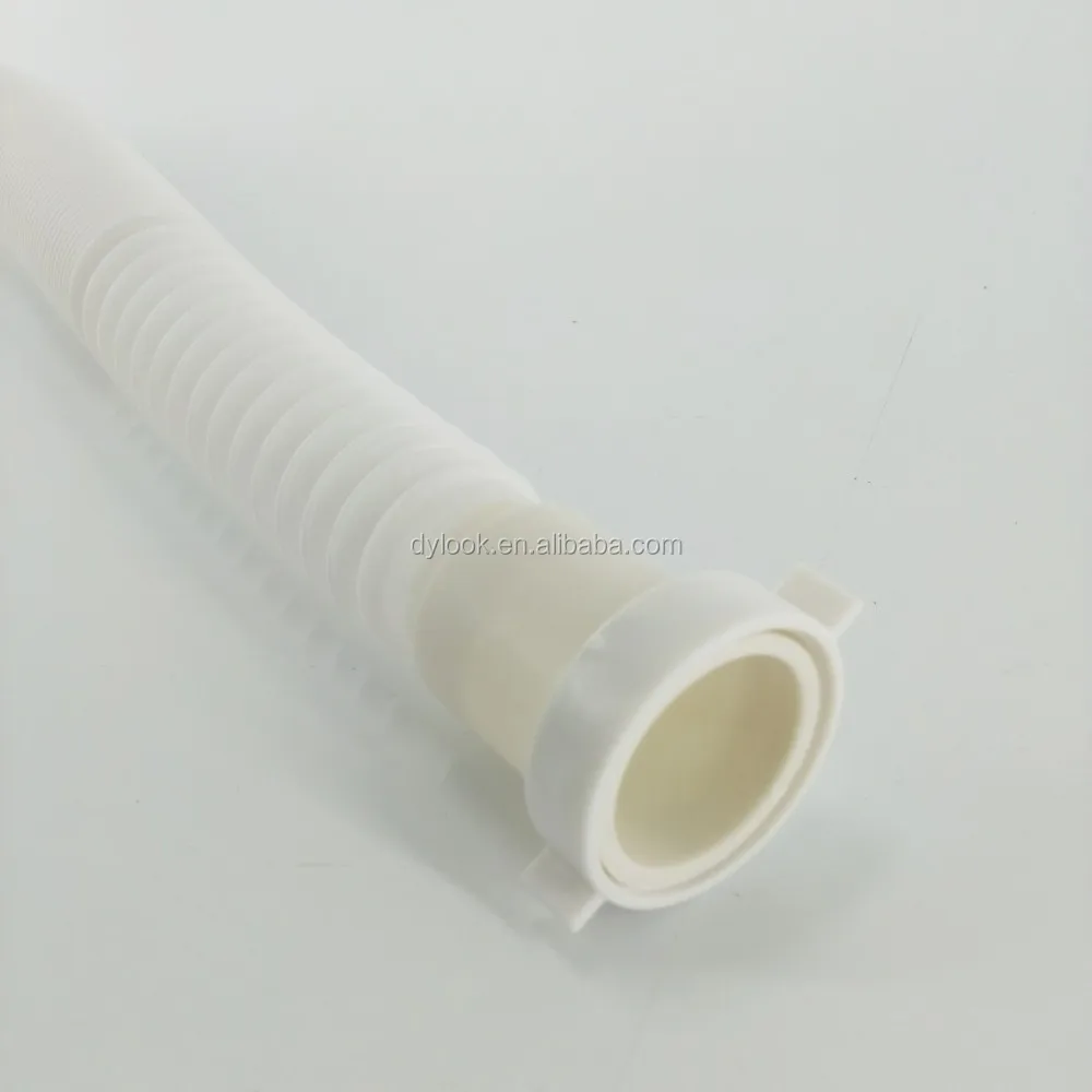 Double Plastic Drain Hose Sink Waste Tube Crinkle Flexible Duct ...