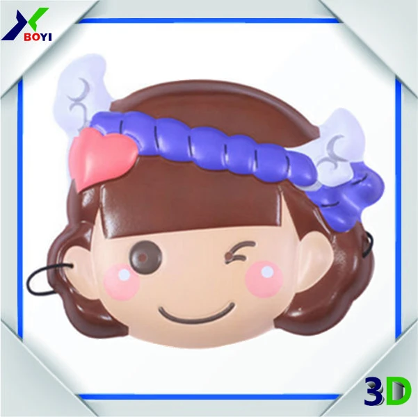 Festival 3d Embossed Plastic Smile Pvc Poop Mask - Buy High Quality Pvc ...