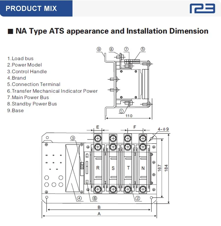 Yuye Ats Pc Class Automatic Transfer Switch Yes1-na With Controller ...