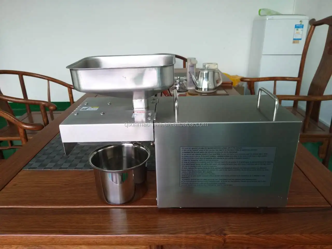 Automatic Stainless Steel Cold Press Groundnut Seed Oil Extractor New ...