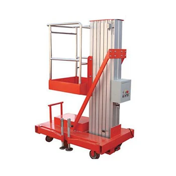 Hydraulic Mast Lift 10m Single Column Personal Lift Table Portable ...
