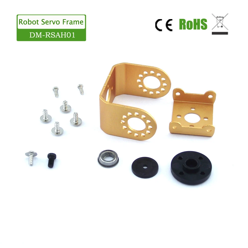 Rc Robot Servo Cnc Metal Robot Servo Frame Aluminium Metal Bracket For ...