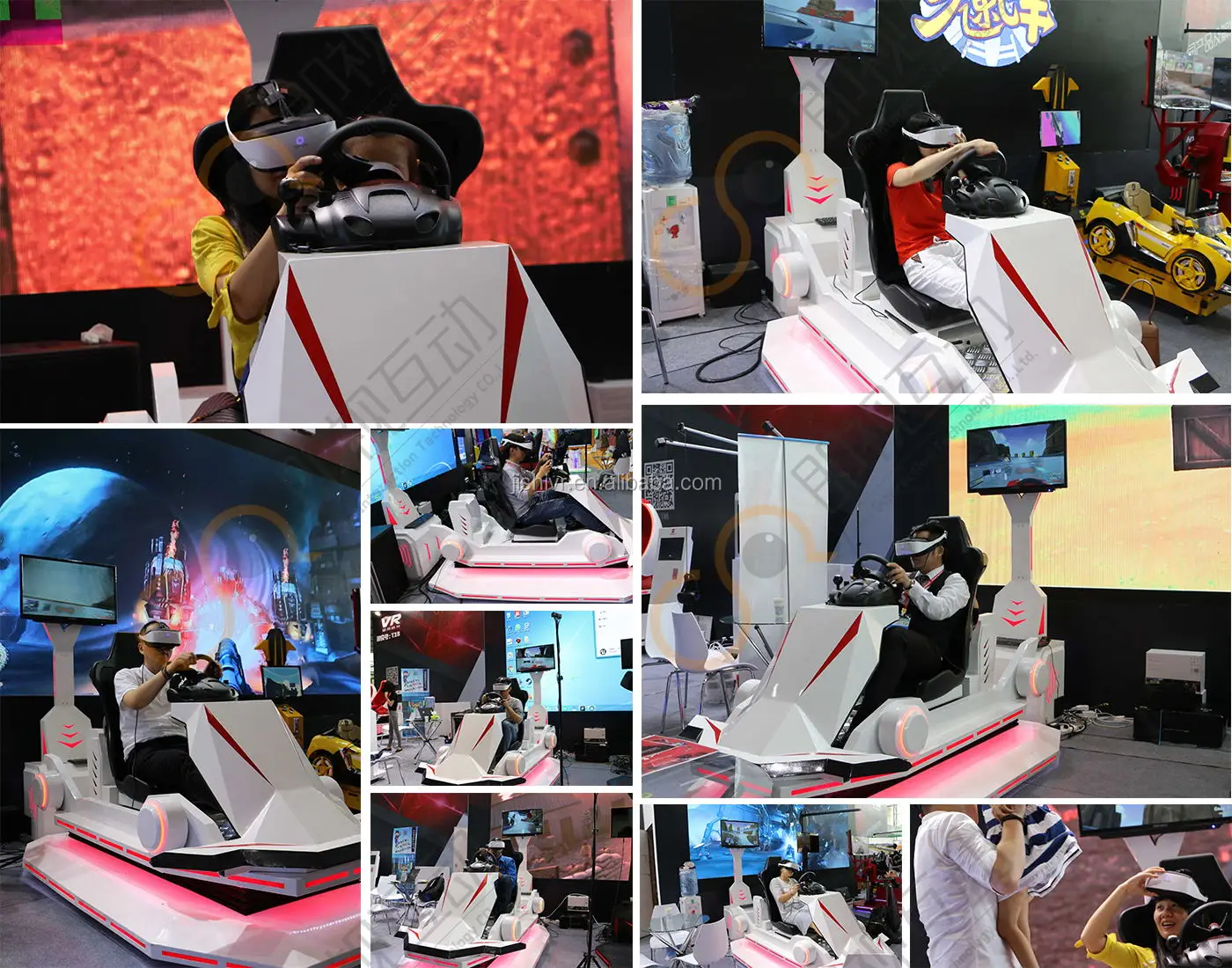 VR Race Car Simulator F1 Racing Car Game Machine - Jishi