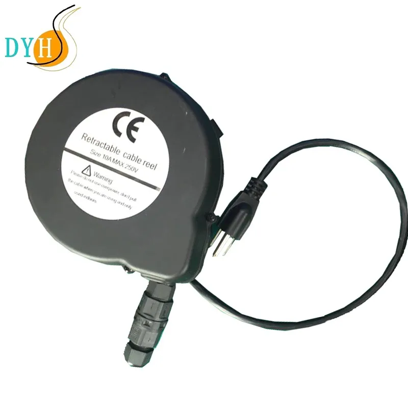 Us Plug Automatic Power Extension Cord Self-locking Tangle Free Cord ...