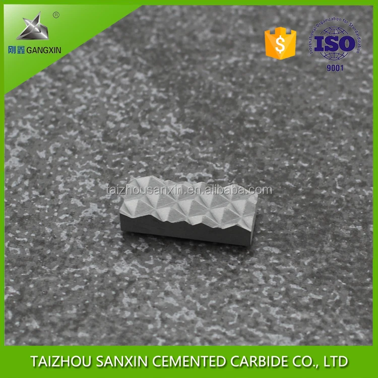 Yg6/yg8 Sliver Carbide Gripper Jaw Inserts For Chuck Jaw In Diamond ...