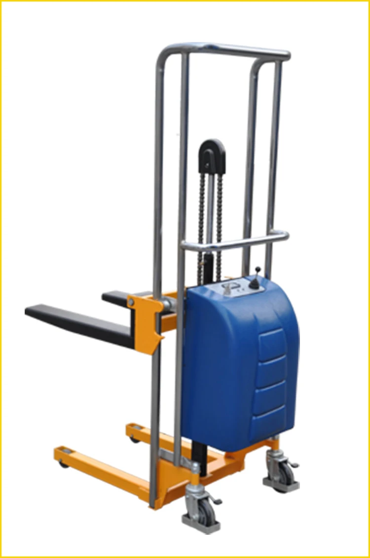 SINOLIFT EJ Series Semi-Electric Mini Stacker with Adjustable Fork