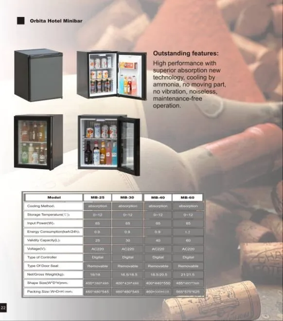 Transparent Door Fridge Mini Fridge Transparent Door Orbita Absorption ...