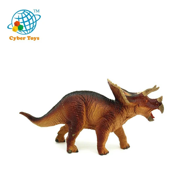 Simulation Dinosaur Toys Plastic Small Rubber Wild Mini Kids Zoo Animal ...