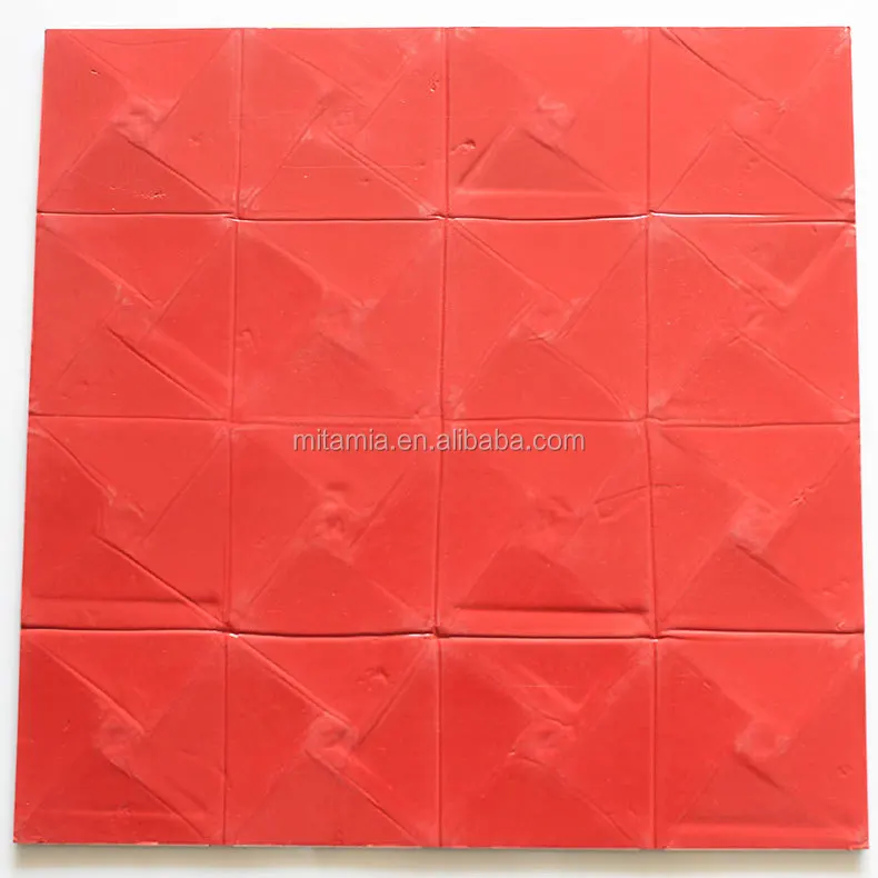 Gray Triangle Pattern Decorative Wall Tile Aluminium Crystal Glass ...