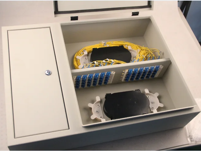 Fiber Optic Street Fusion Splices SMC Cabinet - 48 Core