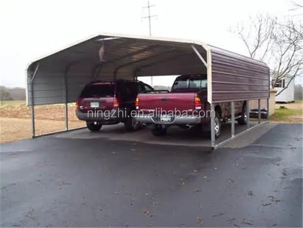Prefab Metal Car Shelter/steel Carport Covers - Buy Prefab Metal Car ...