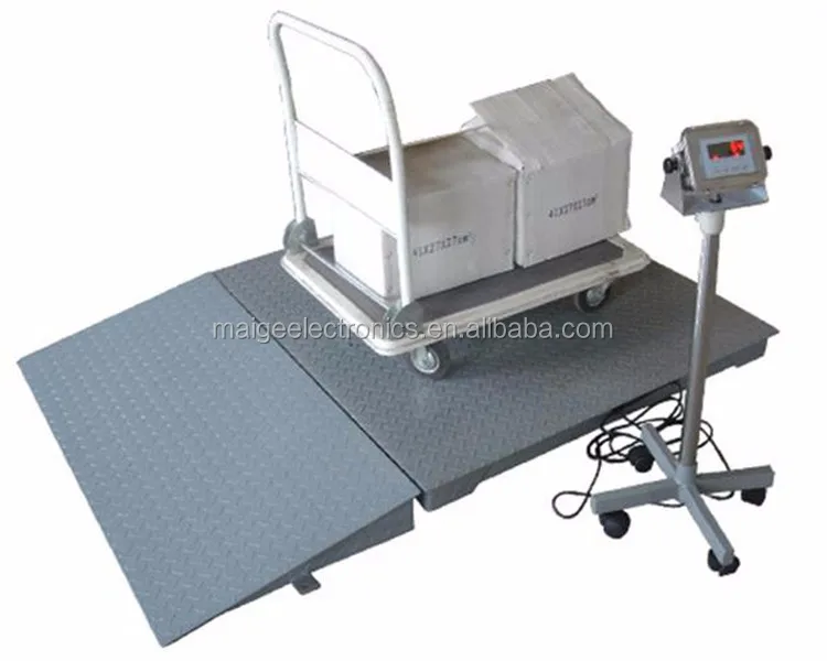 Carbon Steel 1ton 2 Ton 3 Ton 4 Ton 5 Ton Platform Floor Scale Floor ...