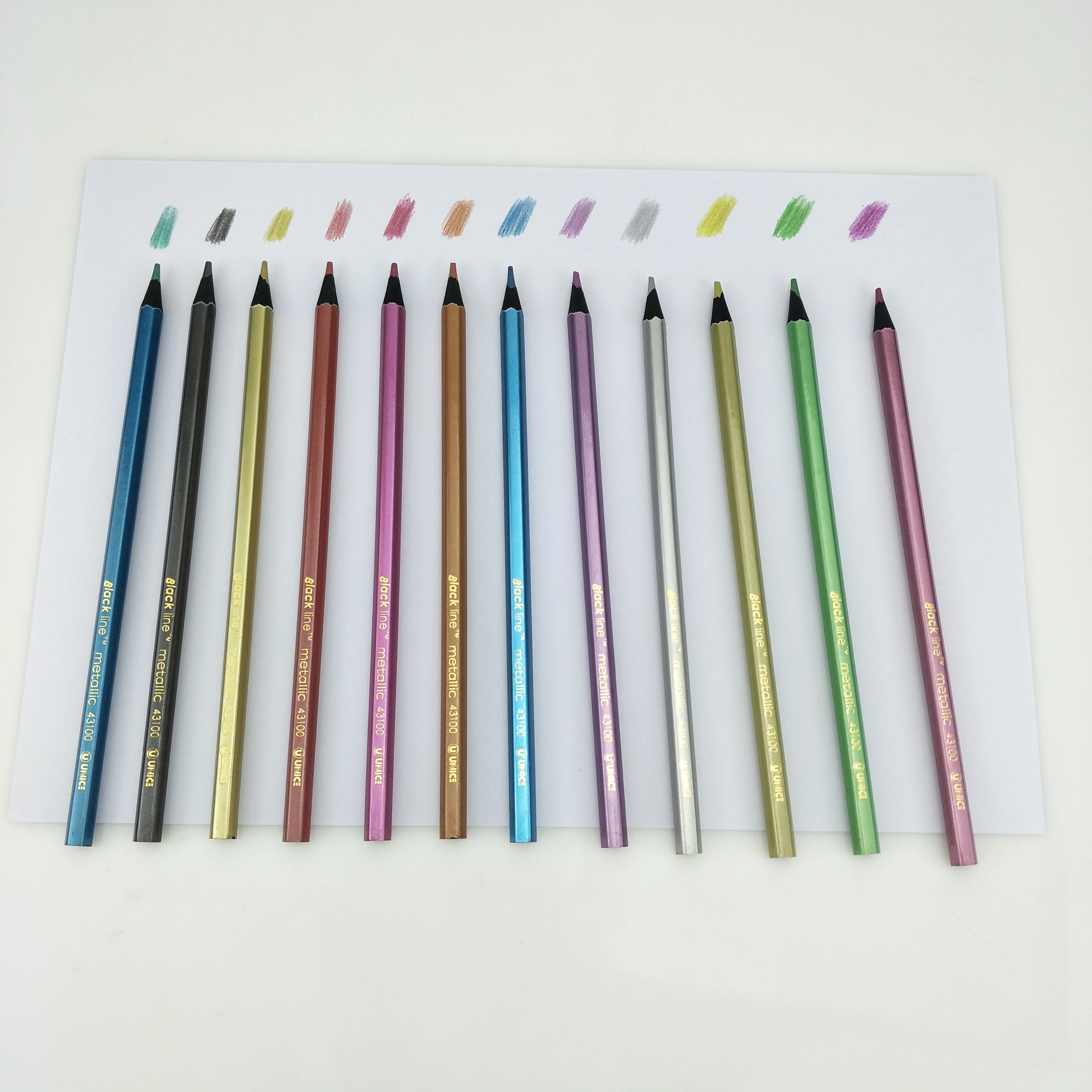 Fancy Metallic Colored Art Pencils For School Supply - Buy High Quality ...