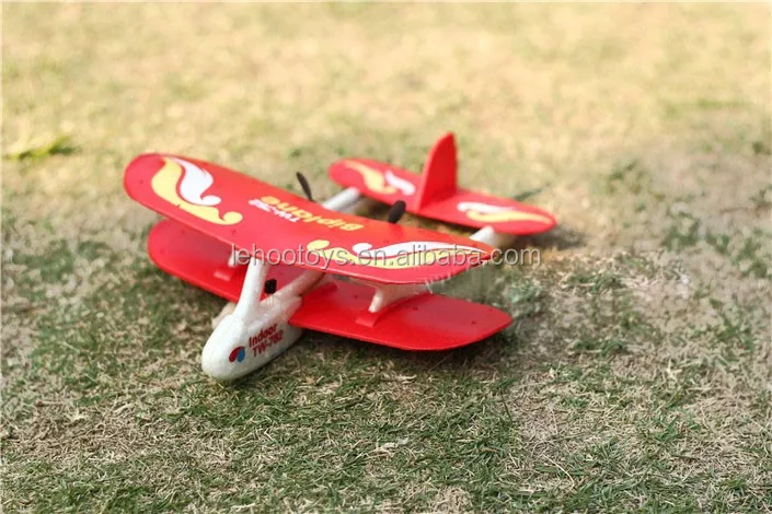 Infrared 2ch Rc Mini Plane Mini Biplane Indoor Airplane Toys In Low ...